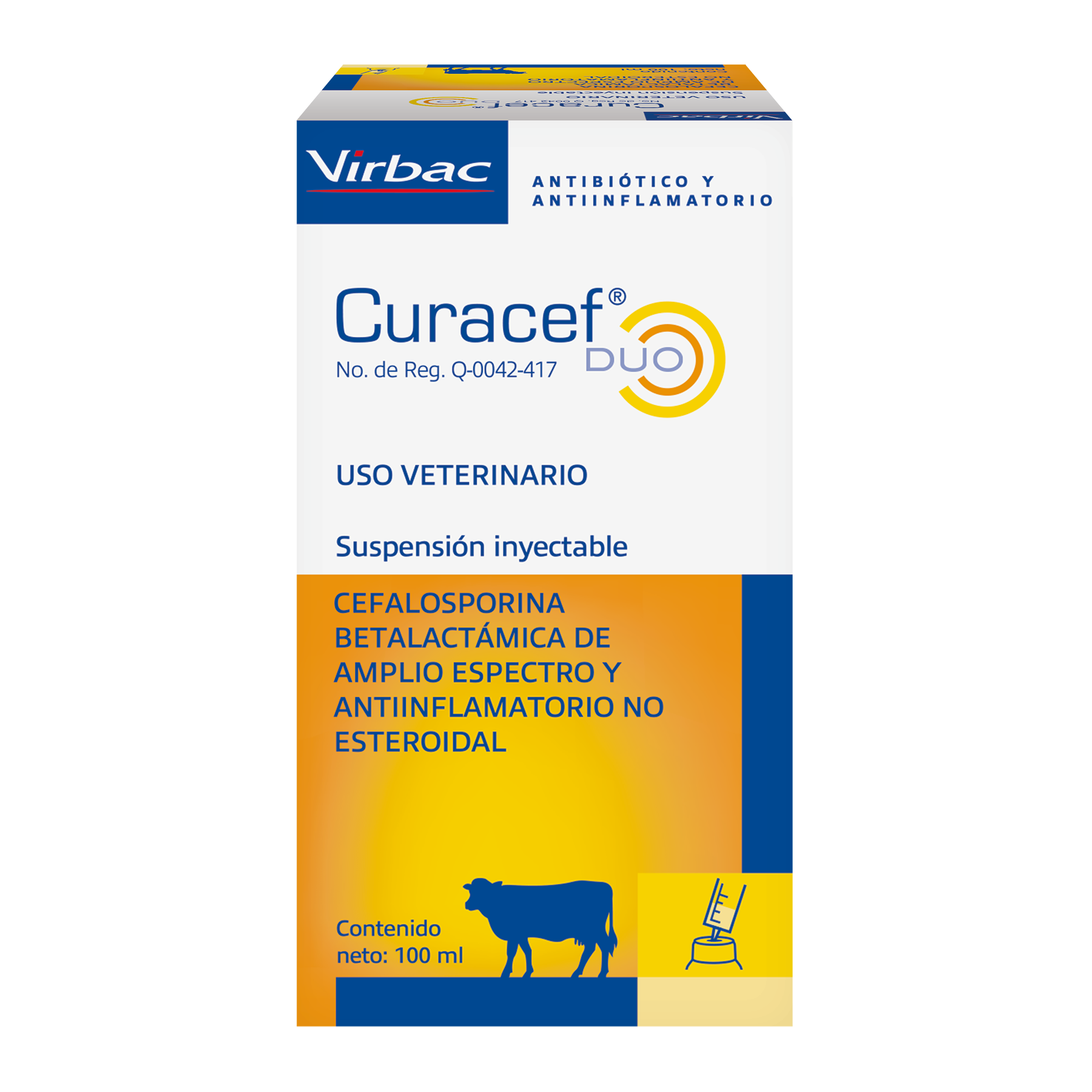 Curacef DUO | Enfermedades Respiratorias Bovinos | Virbac Colombia